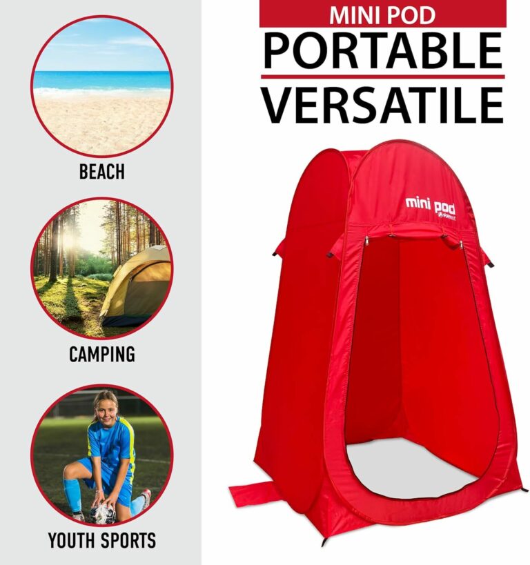 Kids Size Pop UP Pod - Changing room Red - Giga Tent